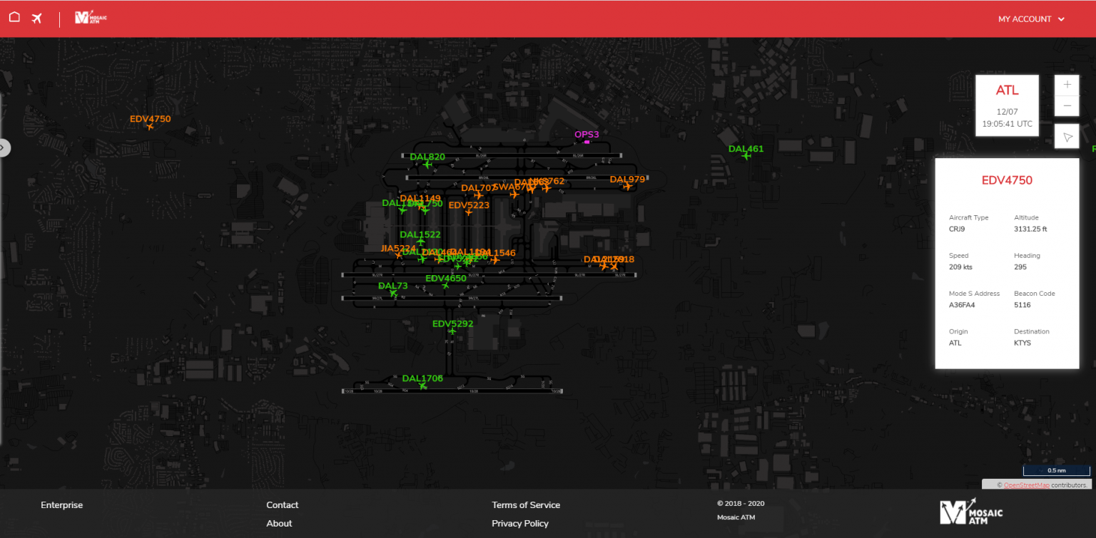 Commercial Aviation Solutions | Mosaic ATM Commercial Services